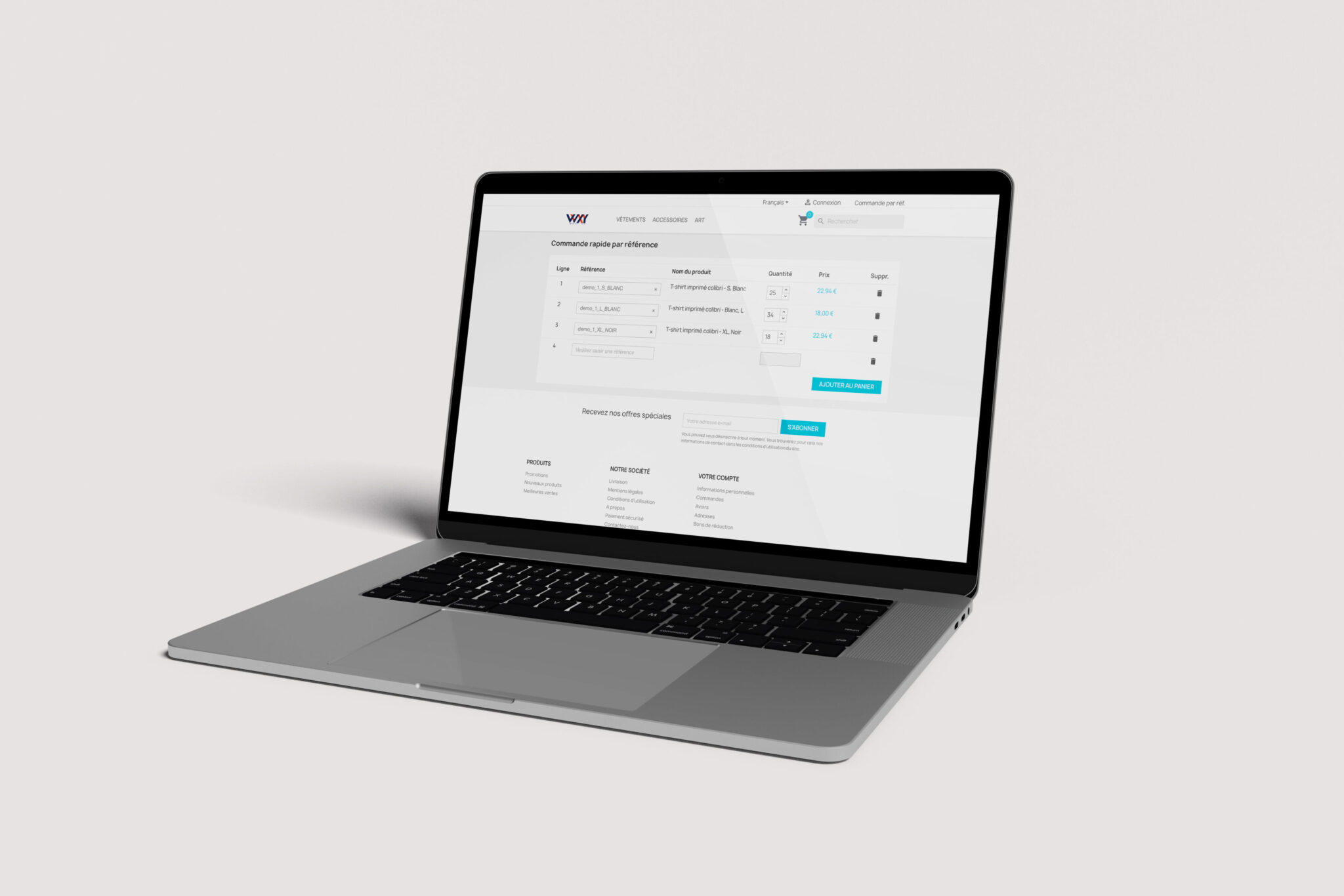 Le module du mois : Le Formulaire de commande rapide WebXY disponible ...